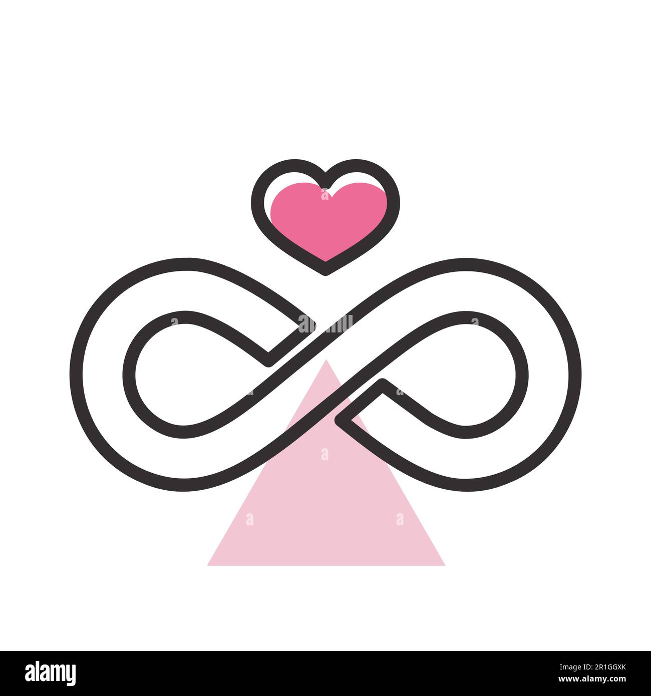 Infinity Love Heart Symbol Modern Heart Infinity Sign – Simply Royal