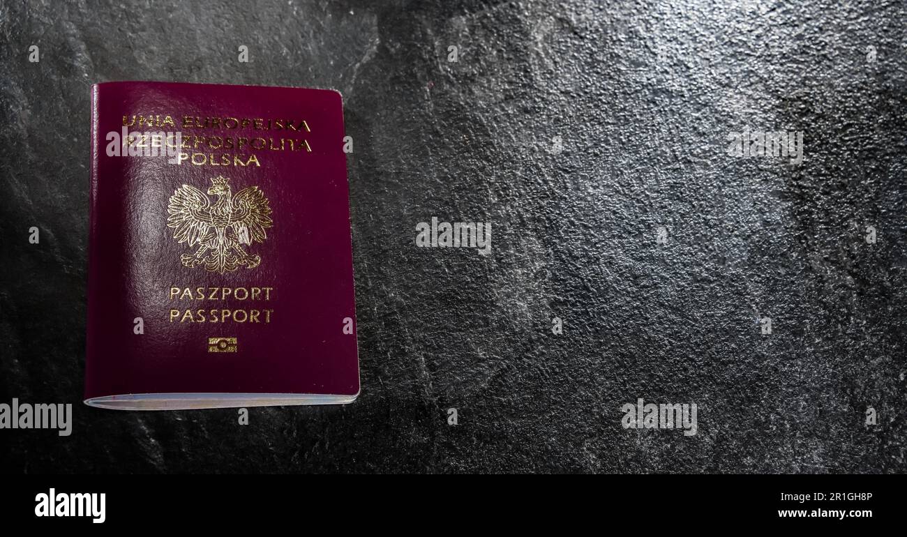 Composition with Polish passport. European Union personal ...