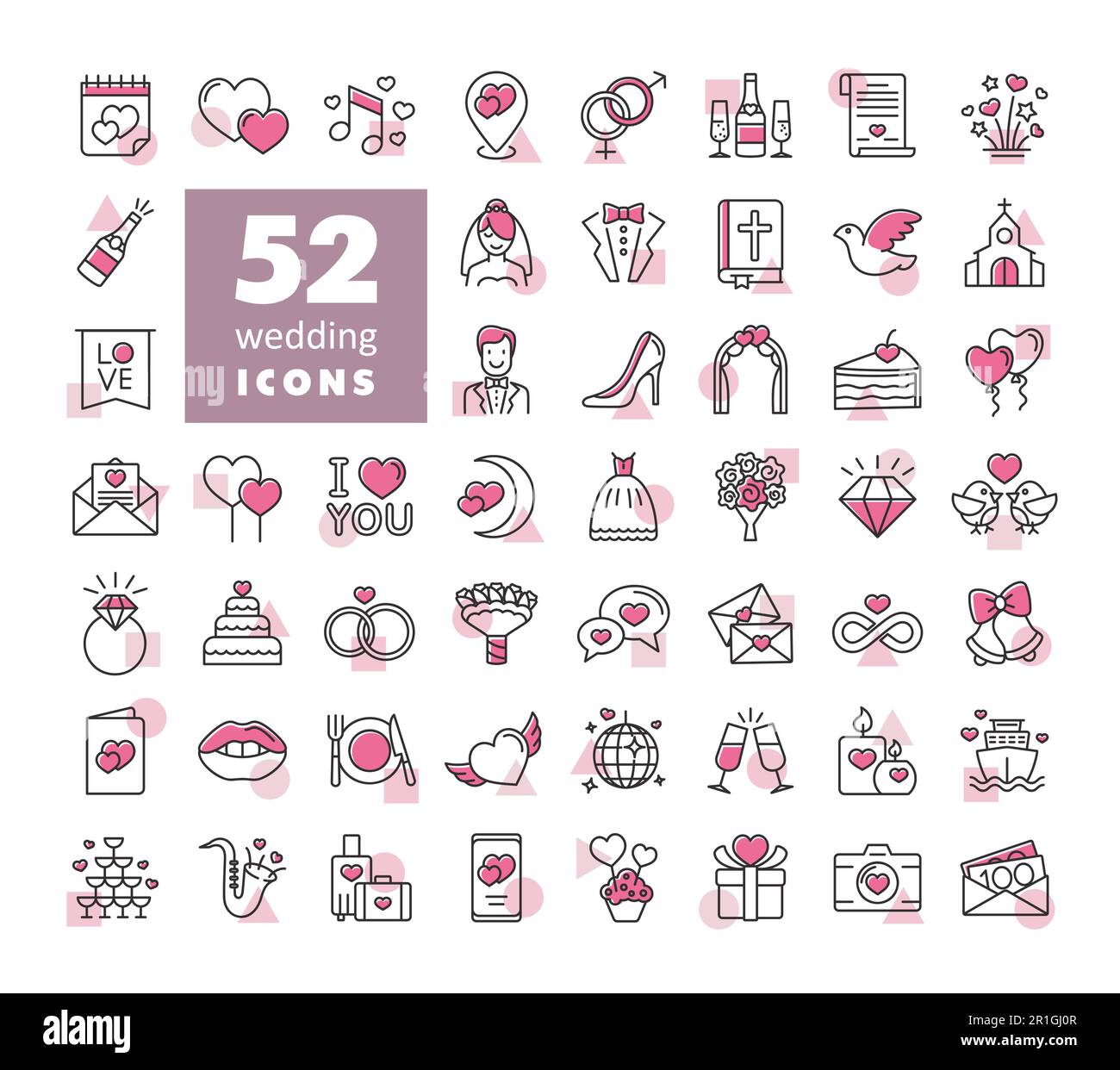 Couple sign wedding contract Cut Out Stock Images & Pictures - Alamy