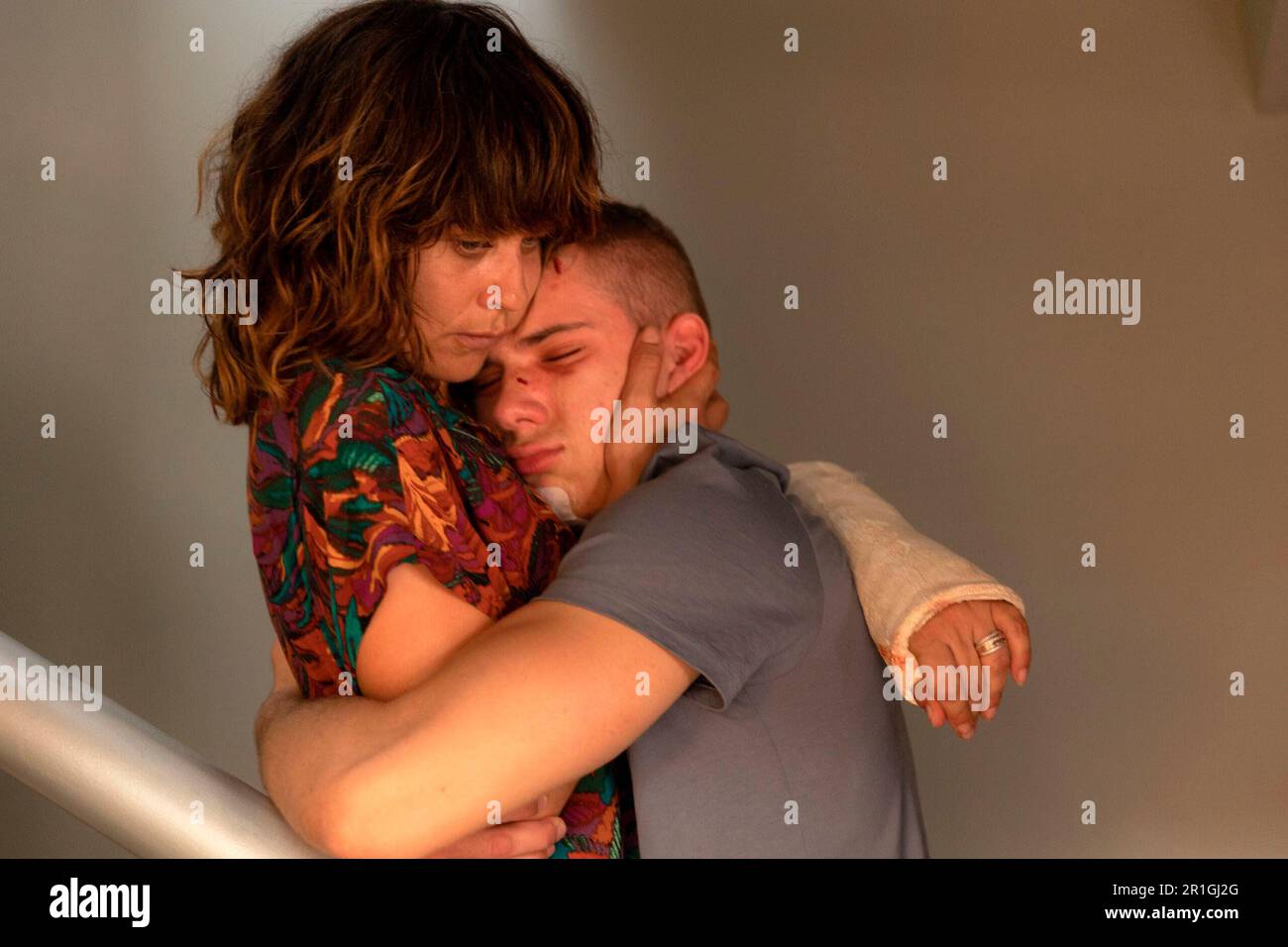 MARIA LEON and HUGO WELZEL in EL HIJO ZURDO (2023), directed by RAFAEL ...