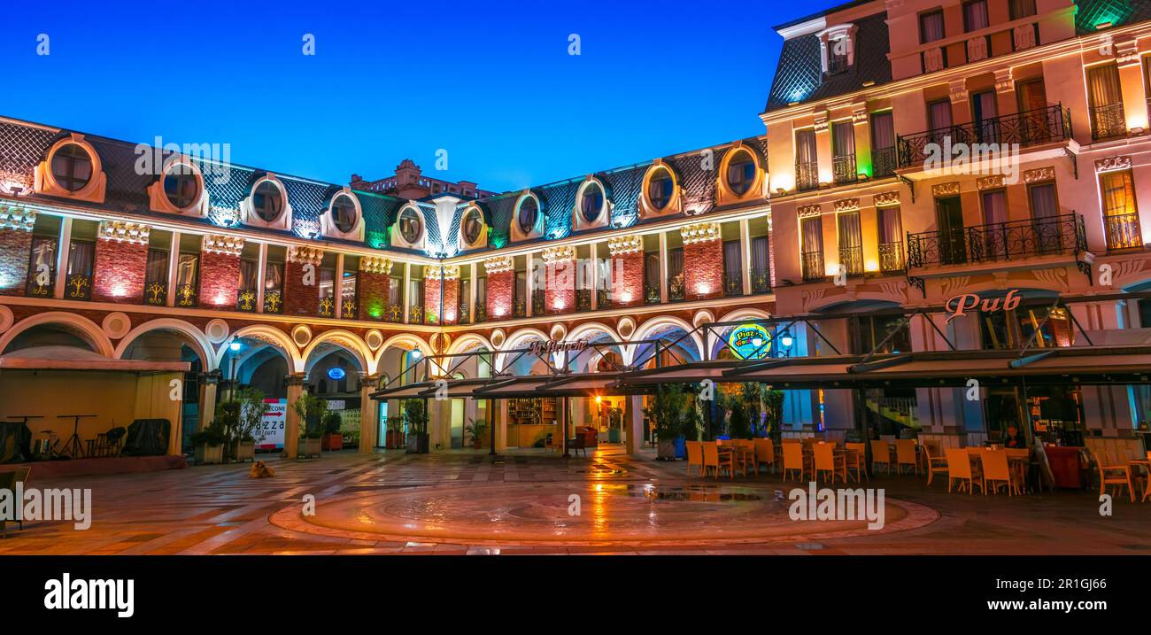 BATUMI, GEORGIA - OCT 28, 2018: Architecture of Batumi Piazza in the ...
