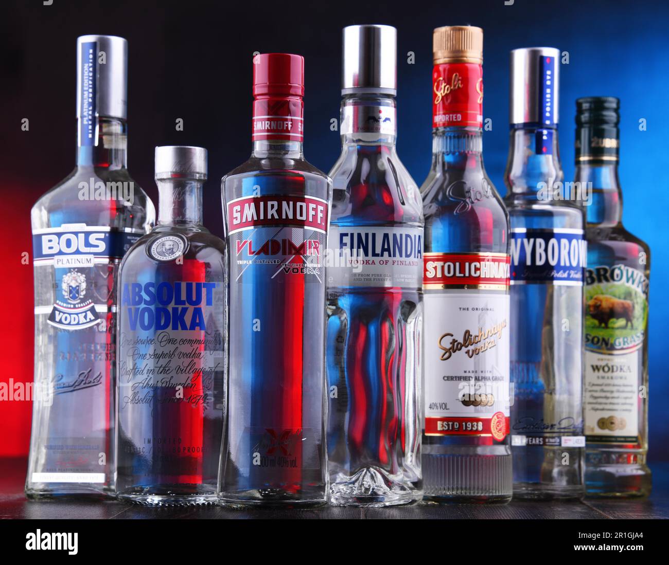 Vodka bottle label hi-res stock photography and images - Alamy
