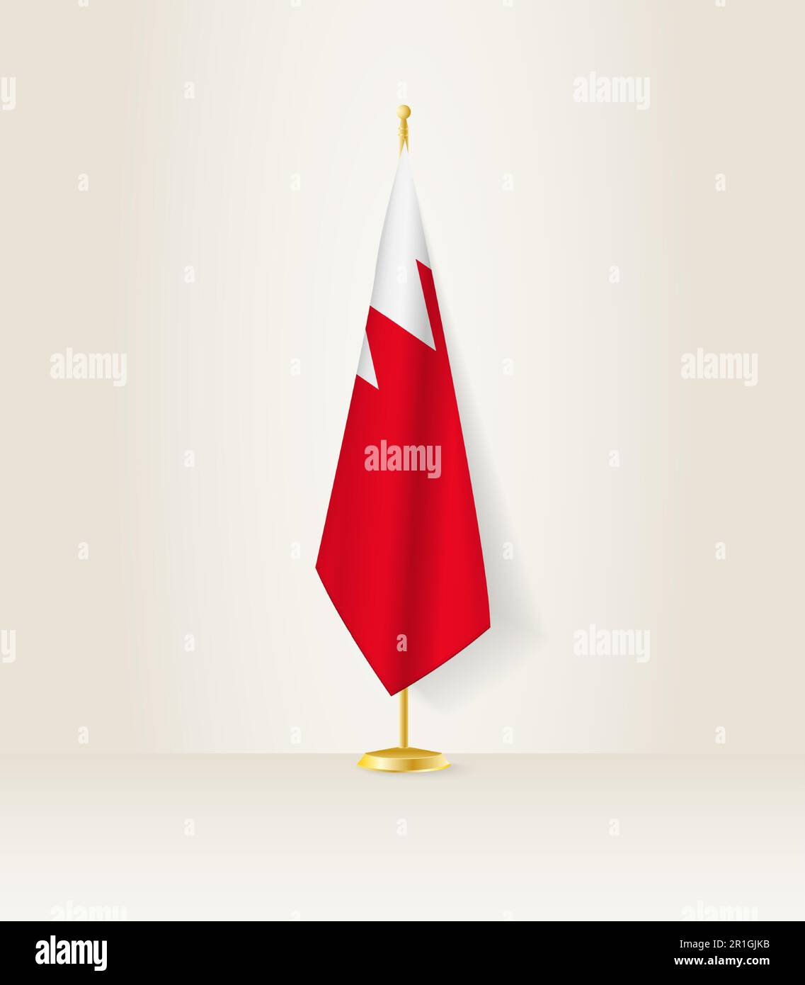Flag bahrain kingdom waving Stock Vector Images - Alamy