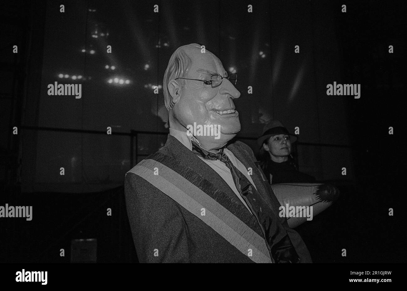 GDR, Berlin, 12.02.1990, Political Festival in the Werner-Seelenbinder ...