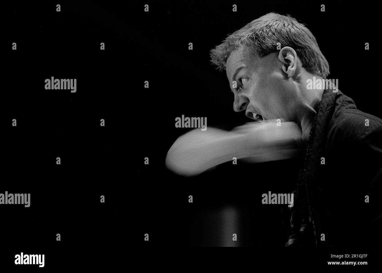 GDR, Berlin, 12.02.1990, Political Festival in the Werner-Seelenbinder ...