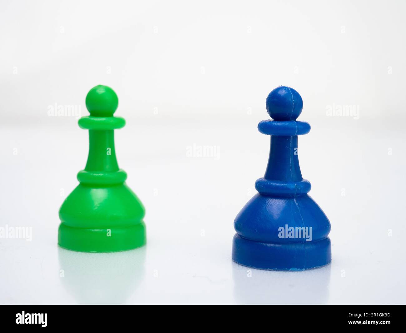Chess pieces that made from recycled plastic Stock Photo - Alamy