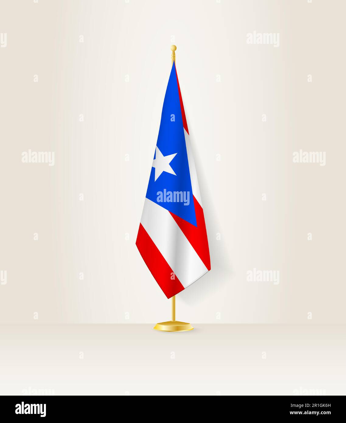Puerto rico flag on flag Stock Vector Images - Alamy