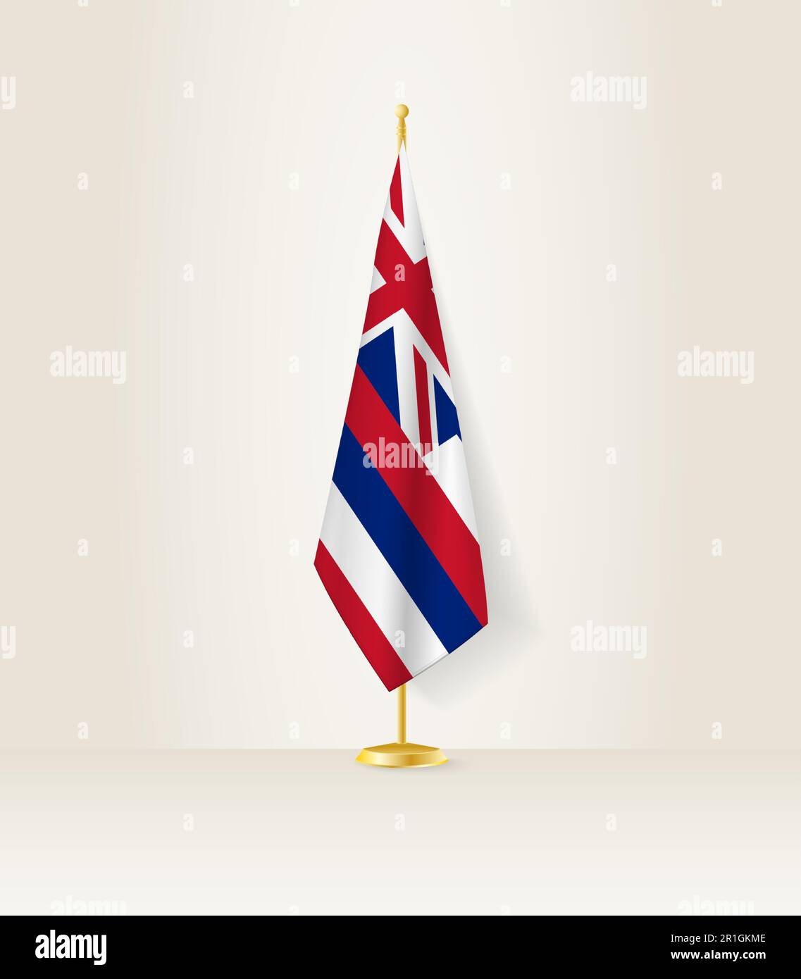 Hawaii official state flag Stock Vector Images - Alamy