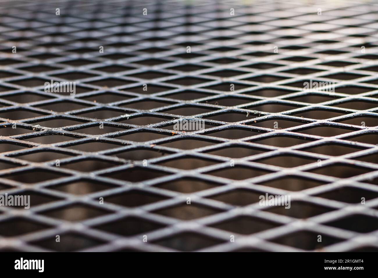 An up-close shot of a metal mesh Stock Photo - Alamy