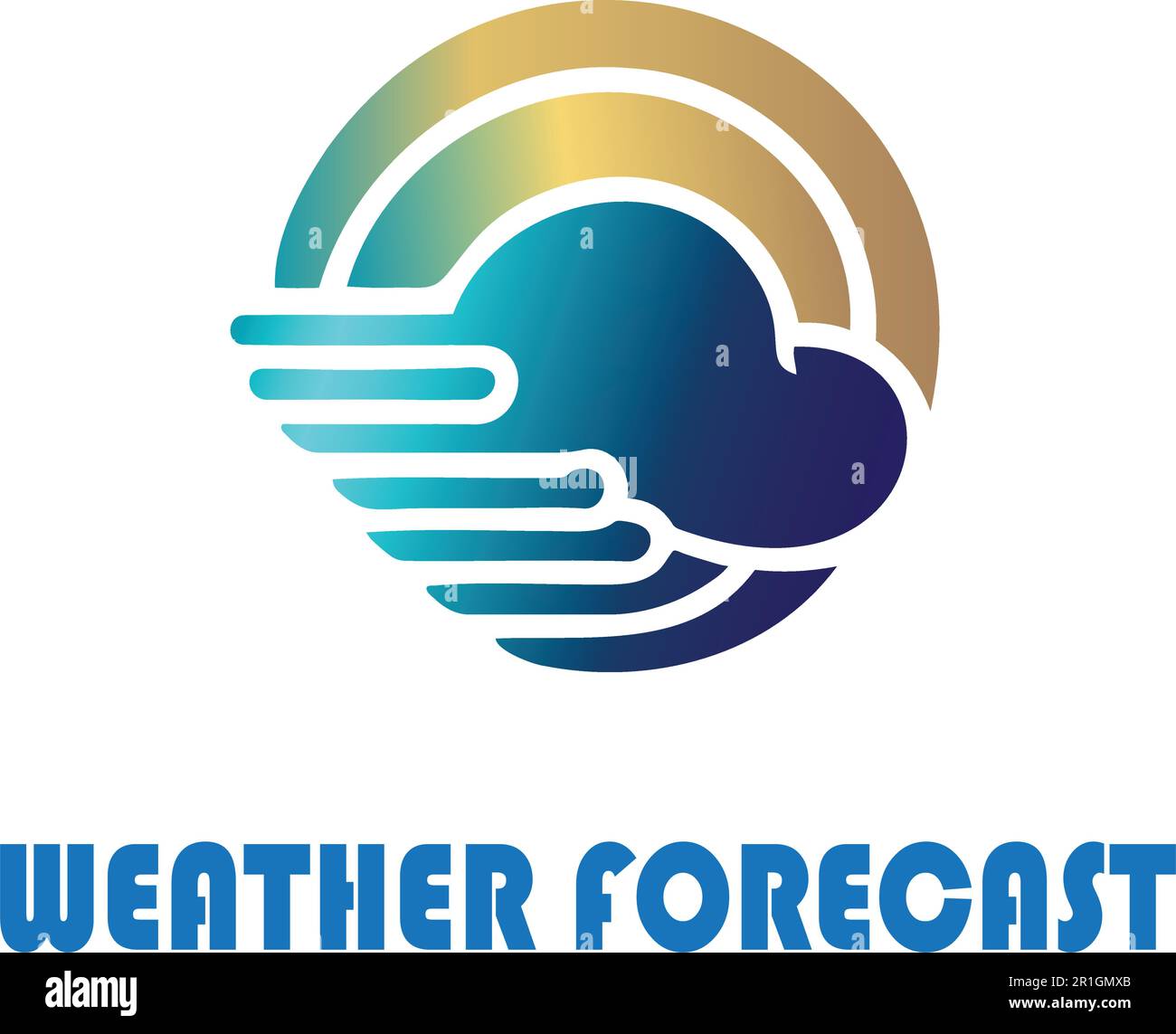 Introducing the Weather Forecast With Cloud Modern Logo Template! This ...