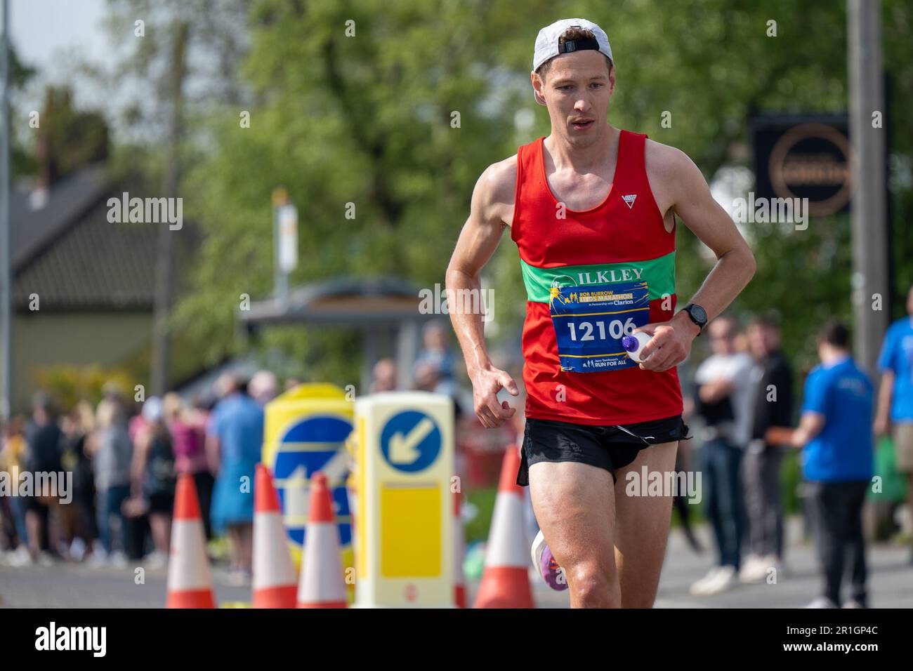 Leeds, UK. 14th May, 2023. Runners competing in the Rob Burrow Leeds ...