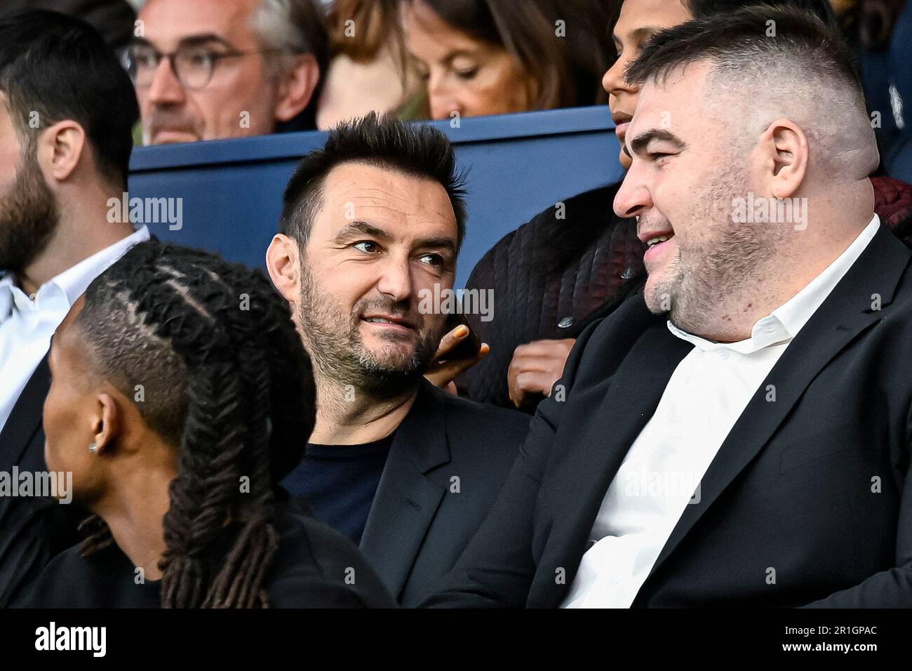Paris, France. 14th May, 2023. Cyril Lignac during the Ligue 1 football ...