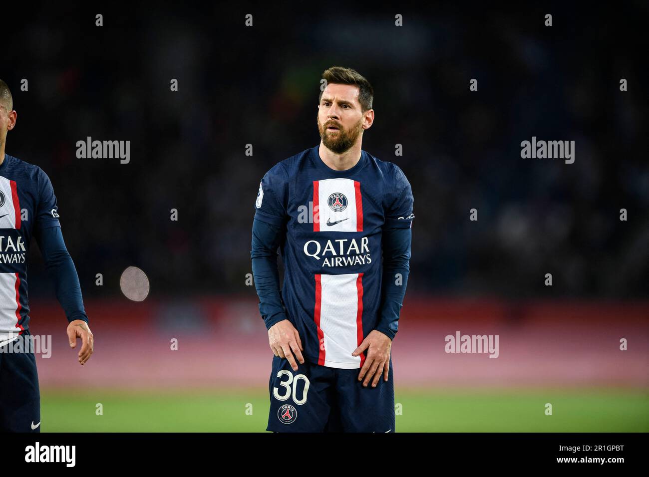 Leo Lionel Messi during the Ligue 1 football (soccer) match between AC ...