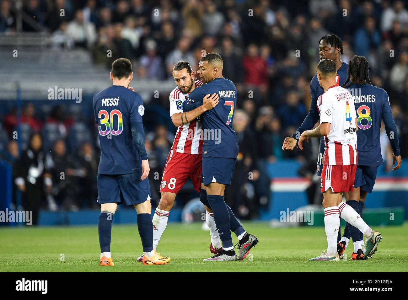 Paris, France. 14th May, 2023. Kylian Mbappe and Vincent Marchetti ...
