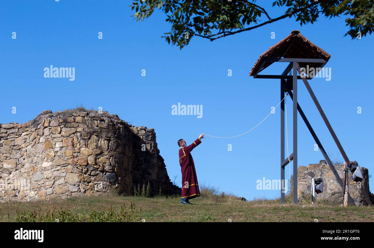 Bell ringer man hi-res stock photography and images - Alamy