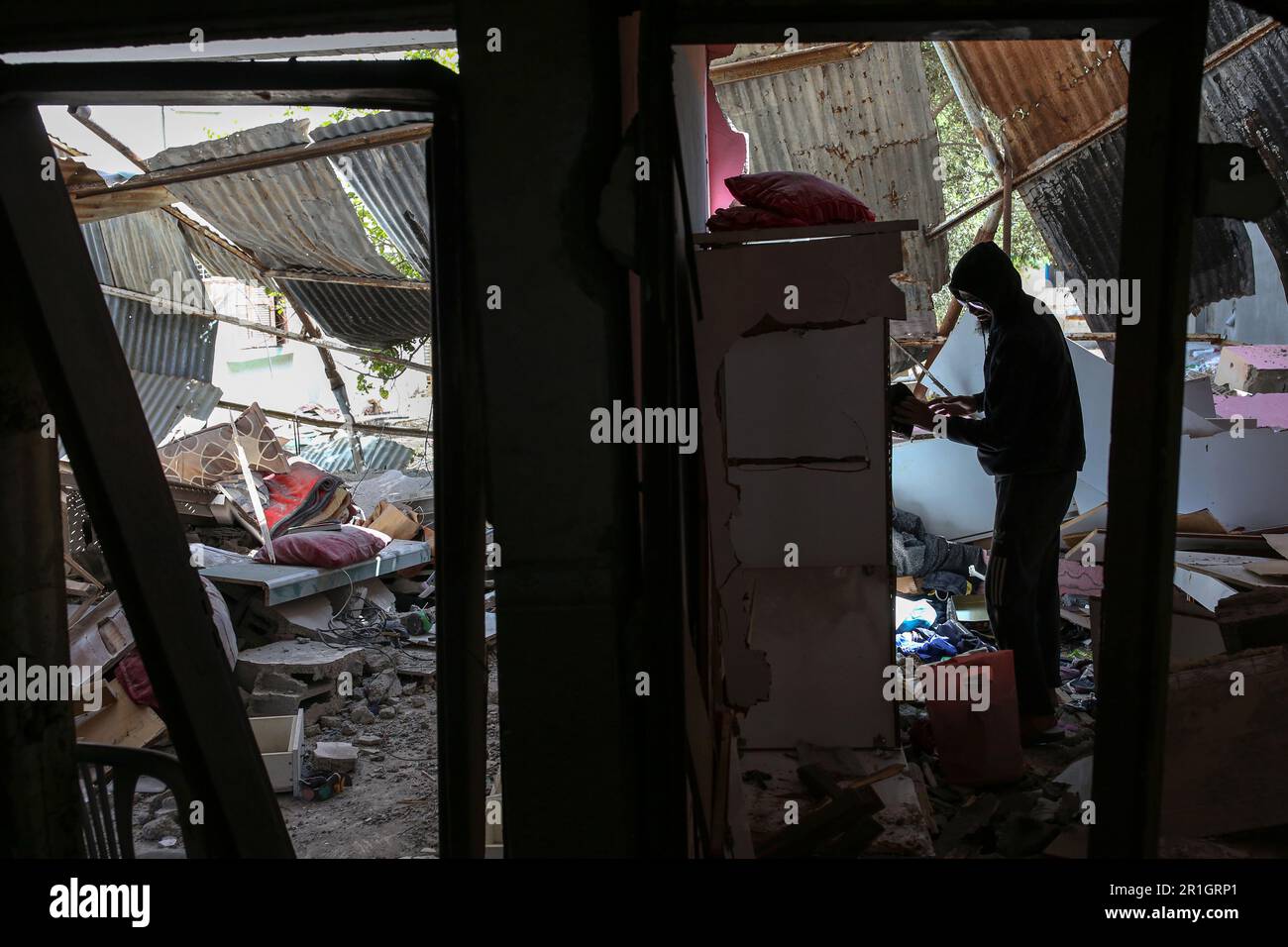 May 13, 2023, Gaza, Gaza strip, Palestine: Palestinian men from the ...