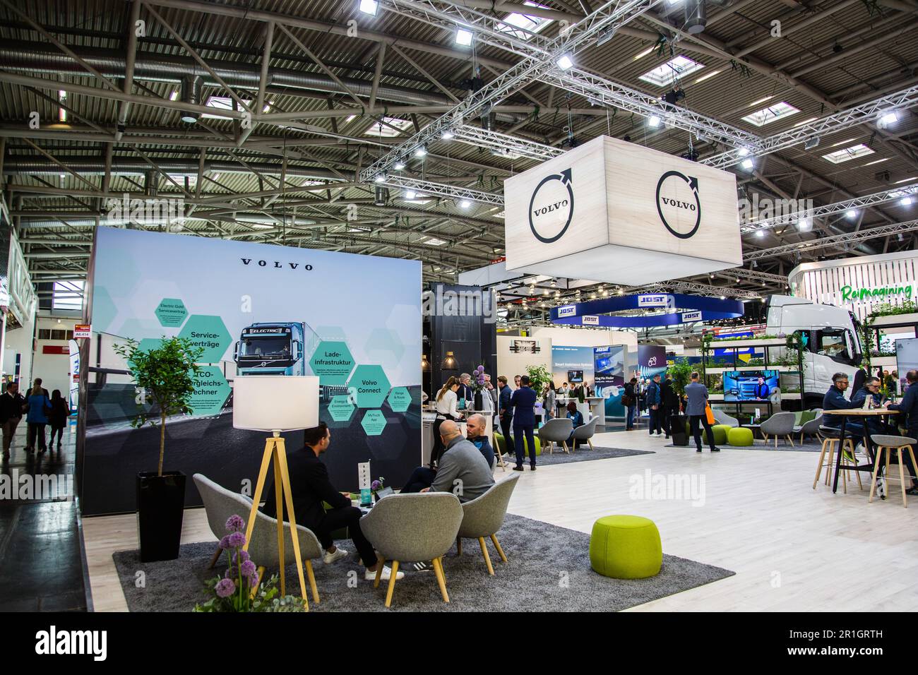 Munich, Germany. 12th May, 2023. Volvo Booth on May 12, 2023 at the ...