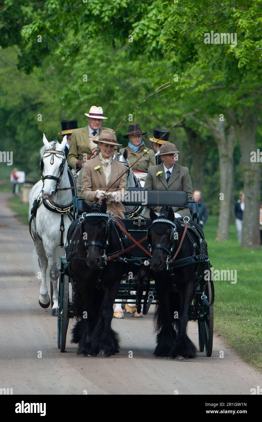 Windsor, Berkshire, UK. 14th May, 2023. Lady Louise Windsor at Royal Windsor Horse Show today ...