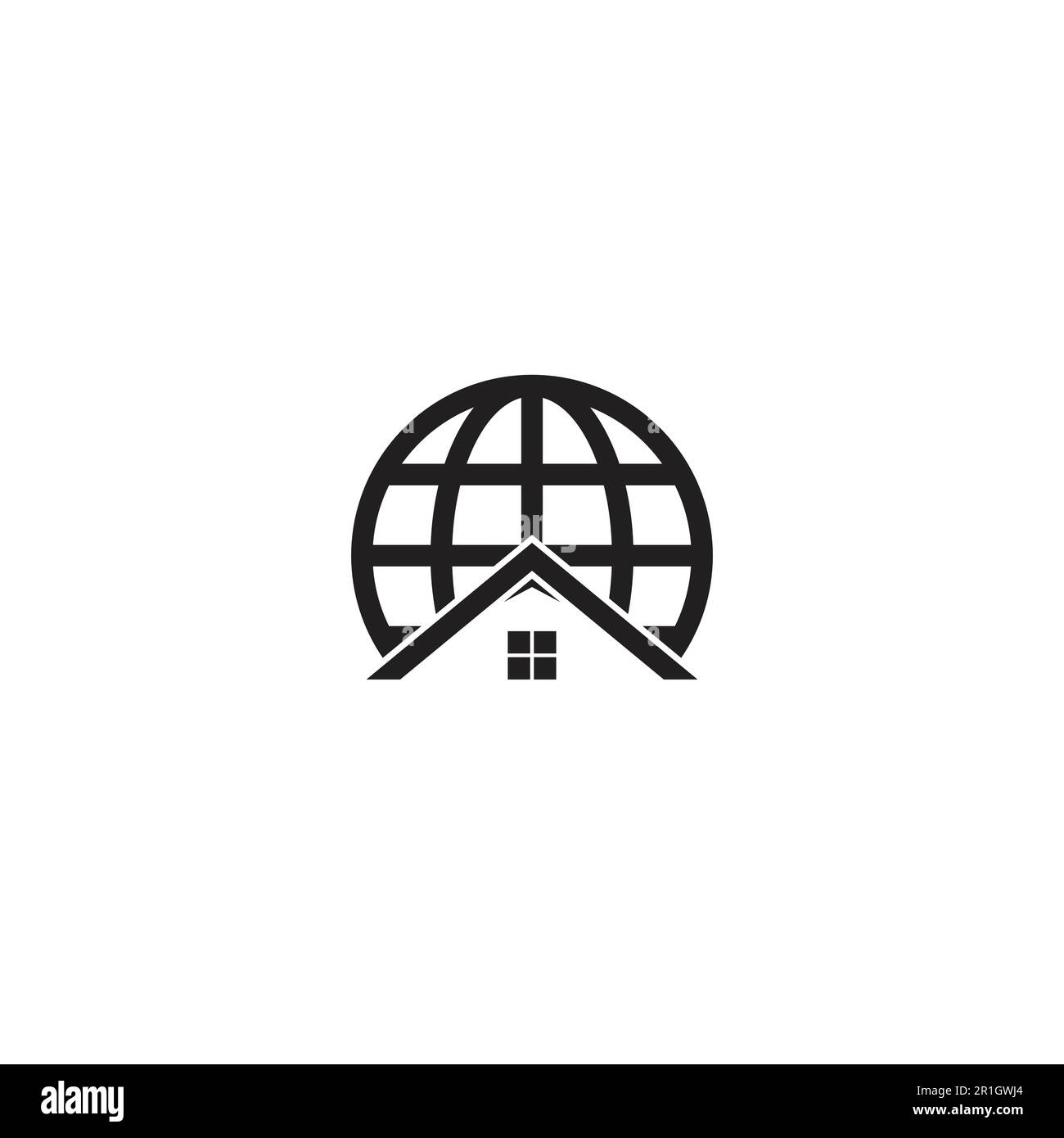 Building with globe Black and White Stock Photos & Images - Alamy