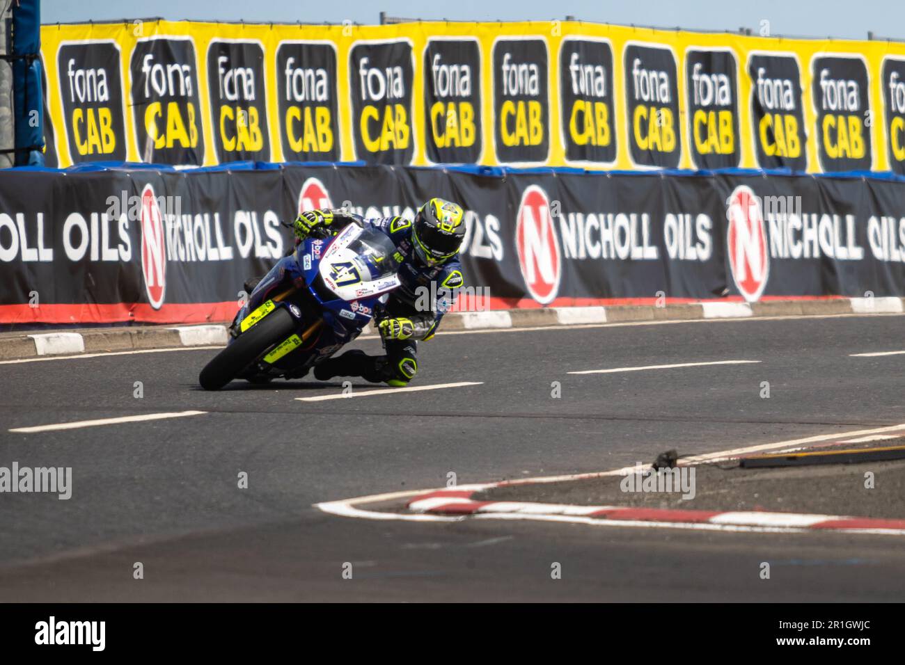 Portstewart, UK. 13th May, 2023. RICHARD COOPER Navigating the Chicane ...