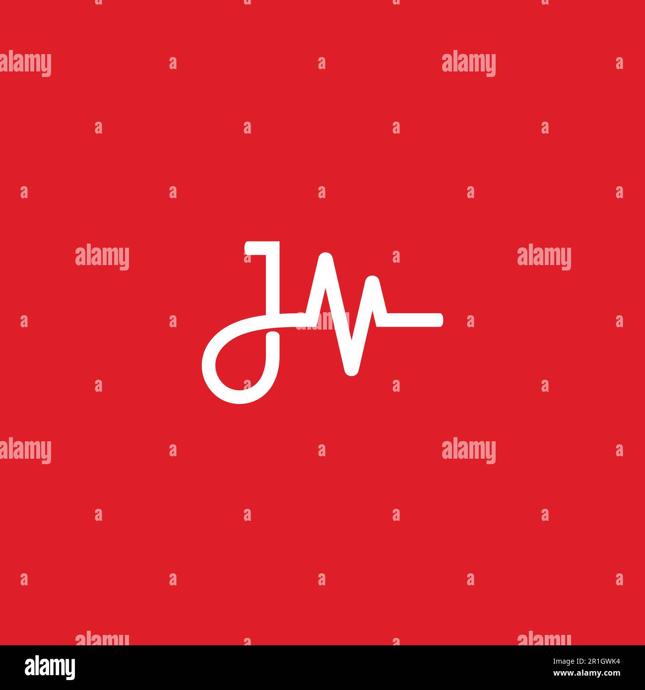 Ecg monogram hi-res stock photography and images - Alamy
