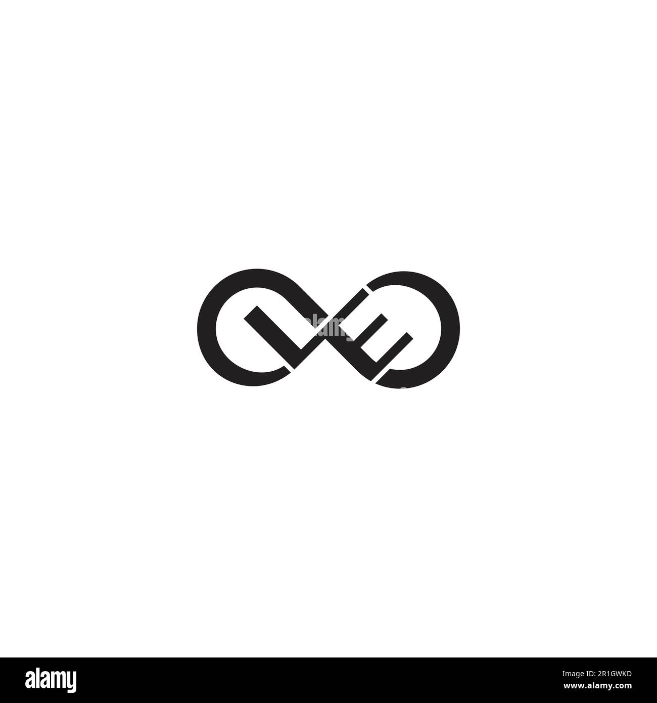 Letter LE and Infinity logo or icon design Stock Vector Image & Art - Alamy