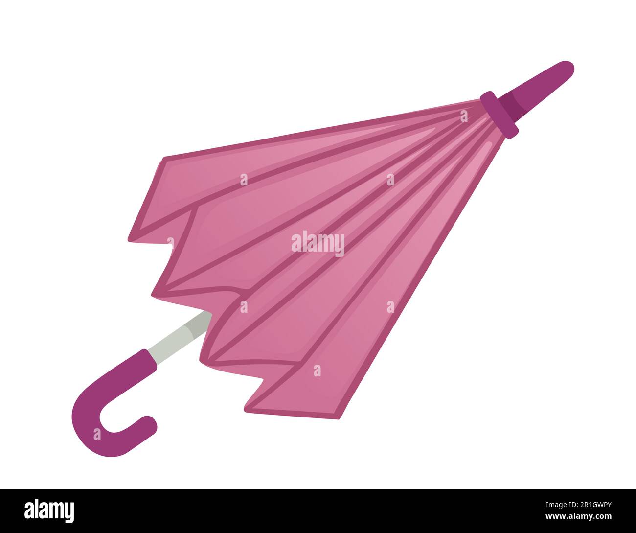 Closed umbrella vector illustration isolated on white background Stock Vector Image & Art - Alamy