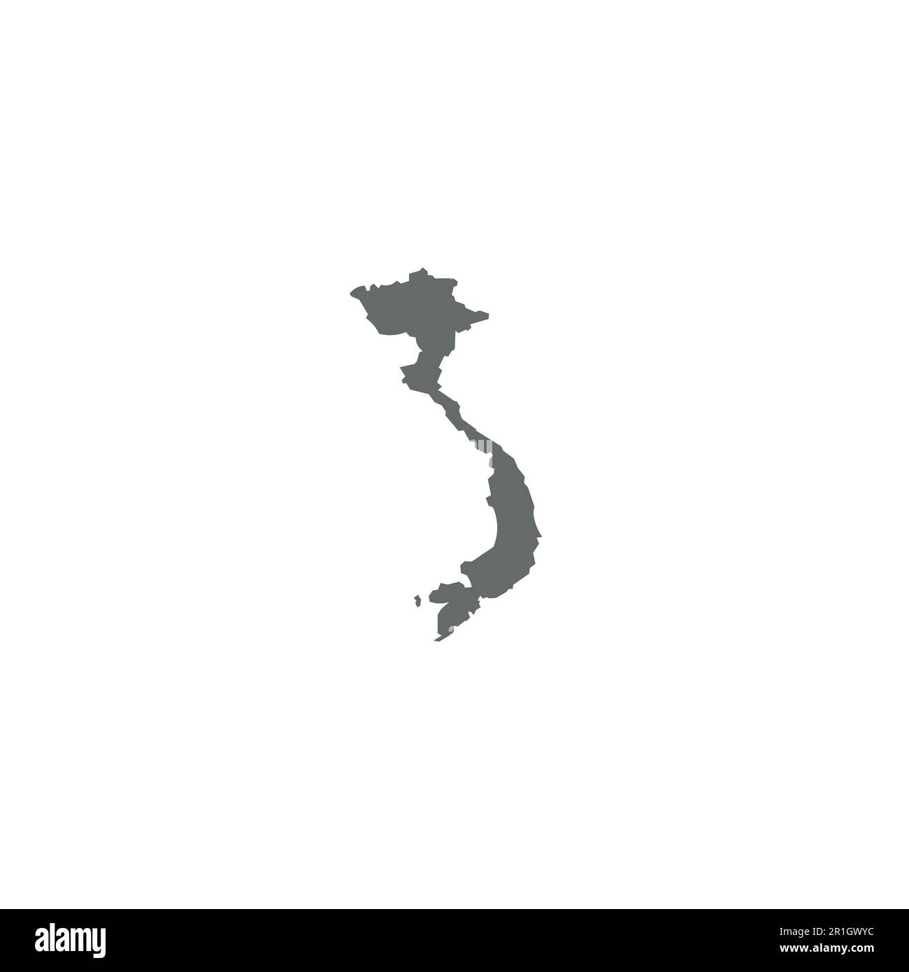 Vietnam map icon simple Cut Out Stock Images & Pictures - Alamy