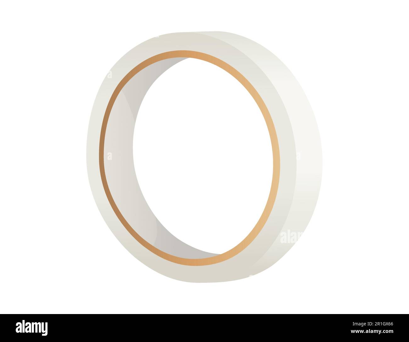 White scotch adhesive tape vector illustration isolated on white ...