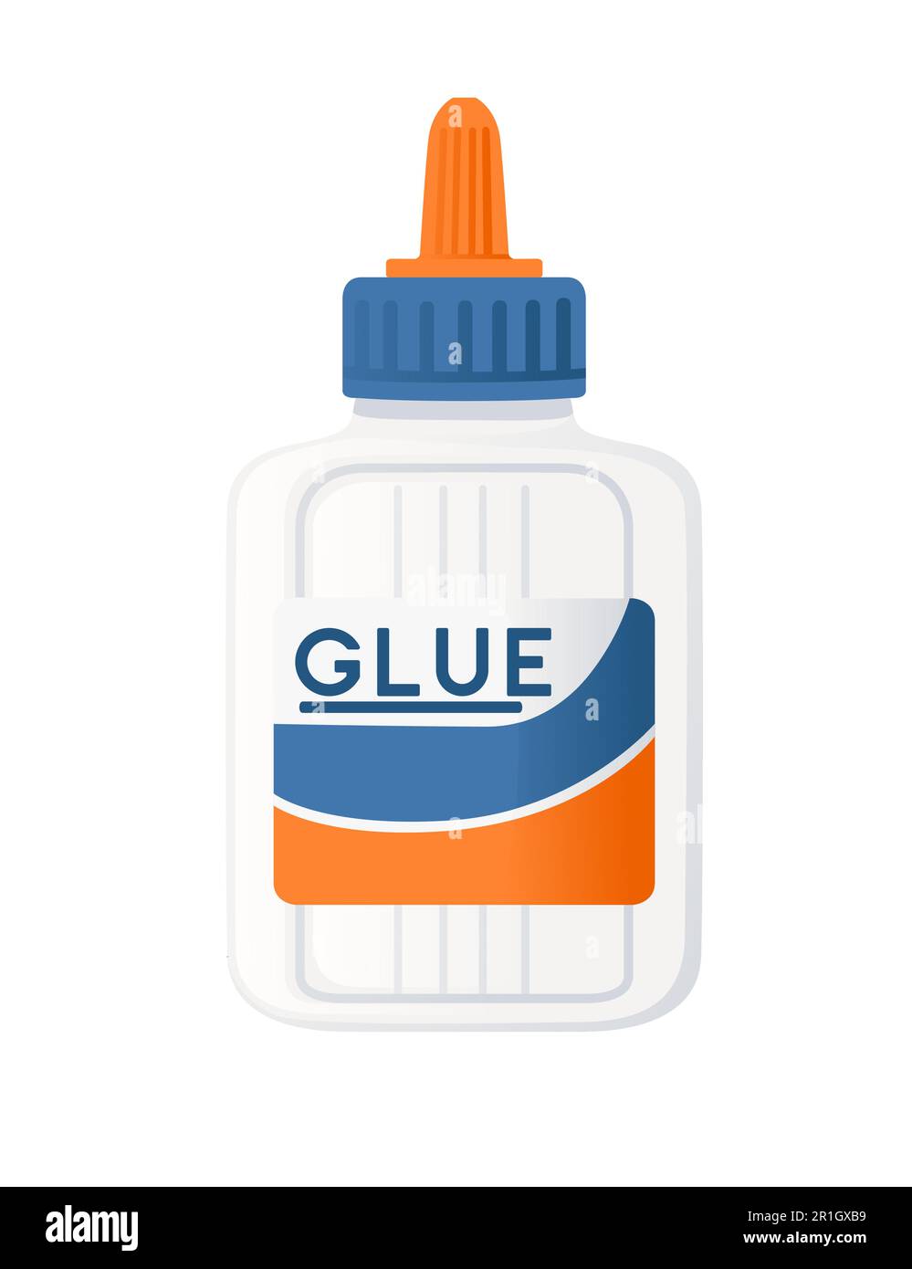 Plastic bottle of glue vector illustration isolated on white background Stock Vector Image & Art ...