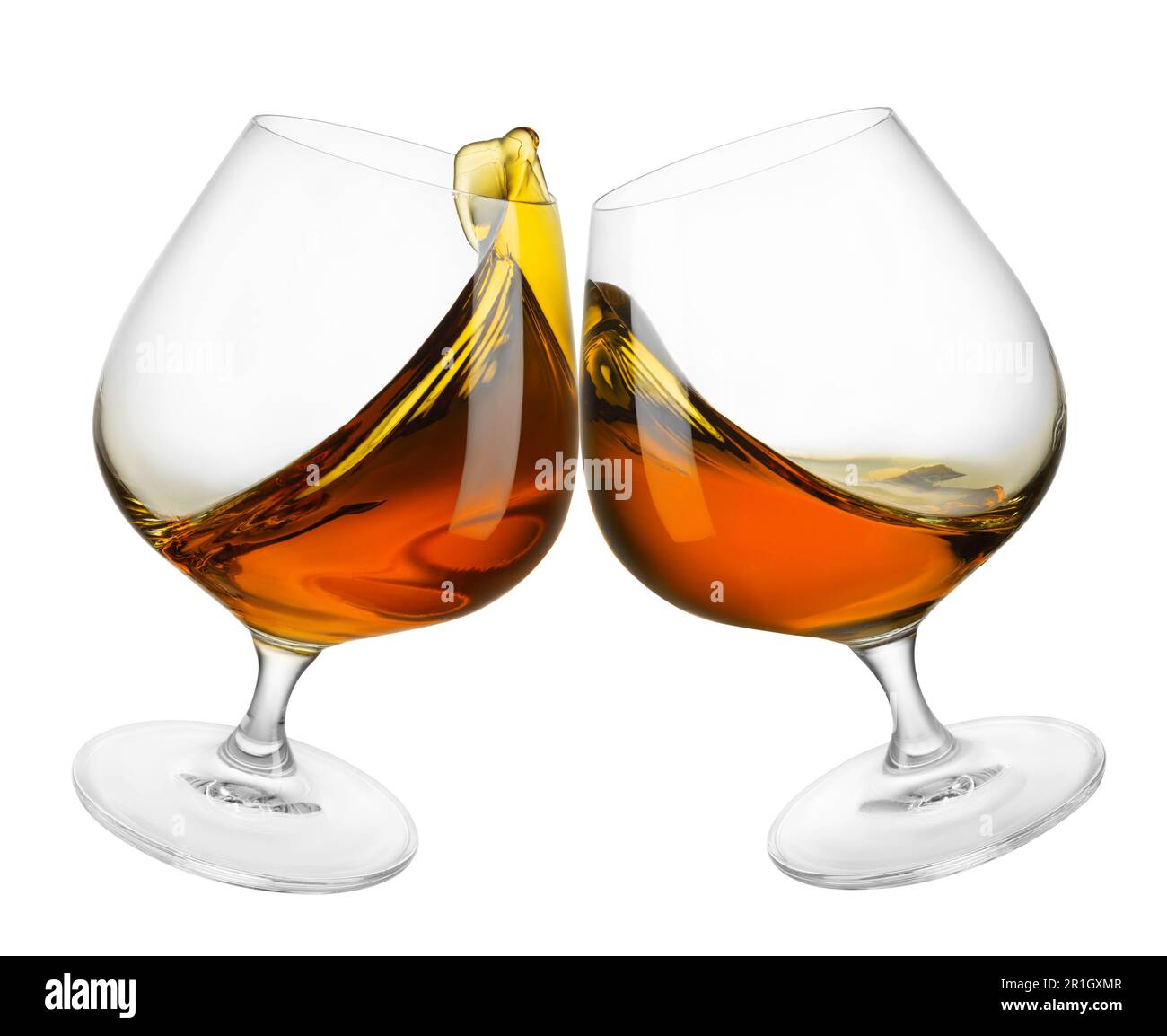 Whiskey glasses cheers Cut Out Stock Images & Pictures - Alamy