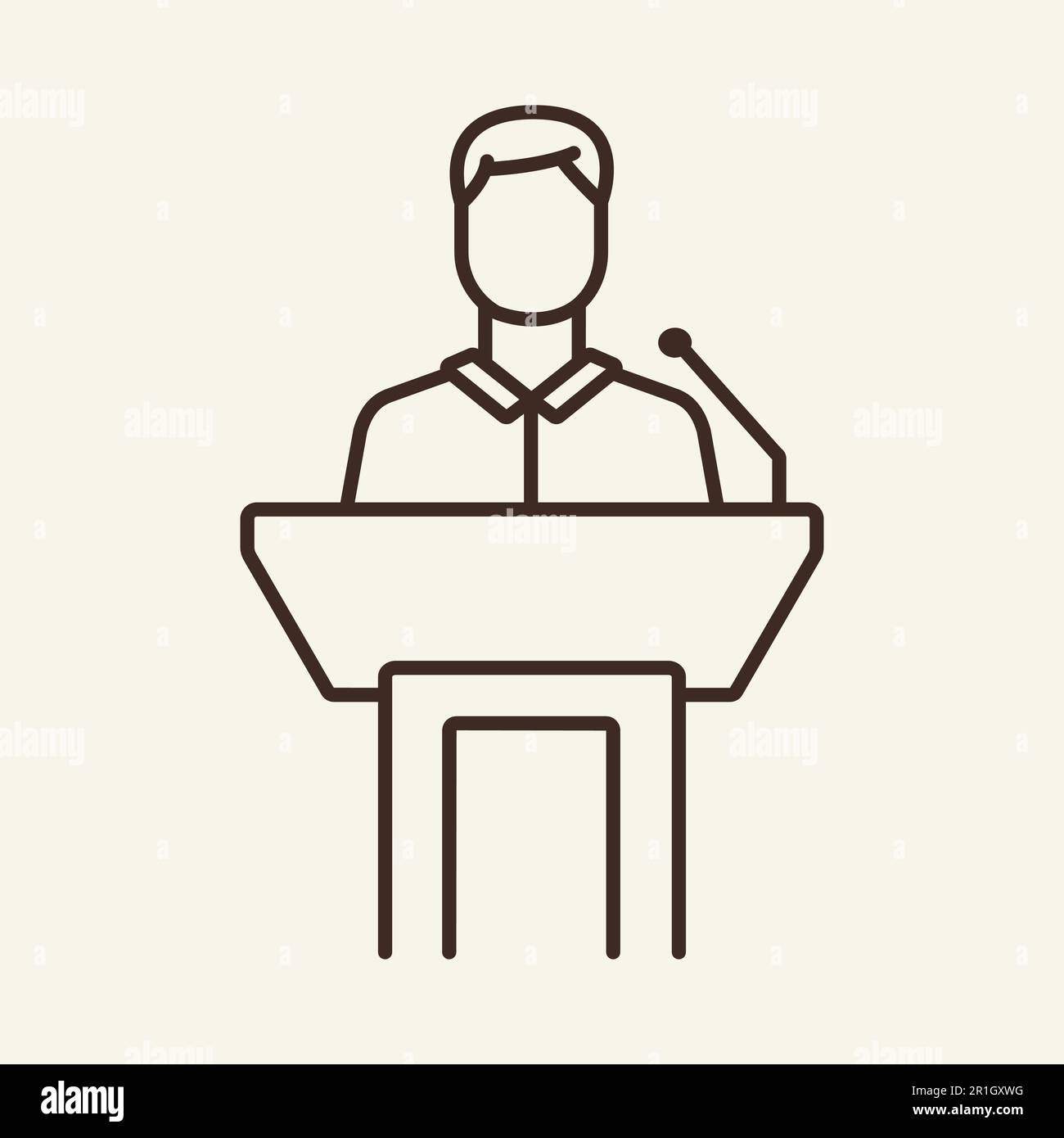 Leadership speeches Stock Vector Images - Alamy