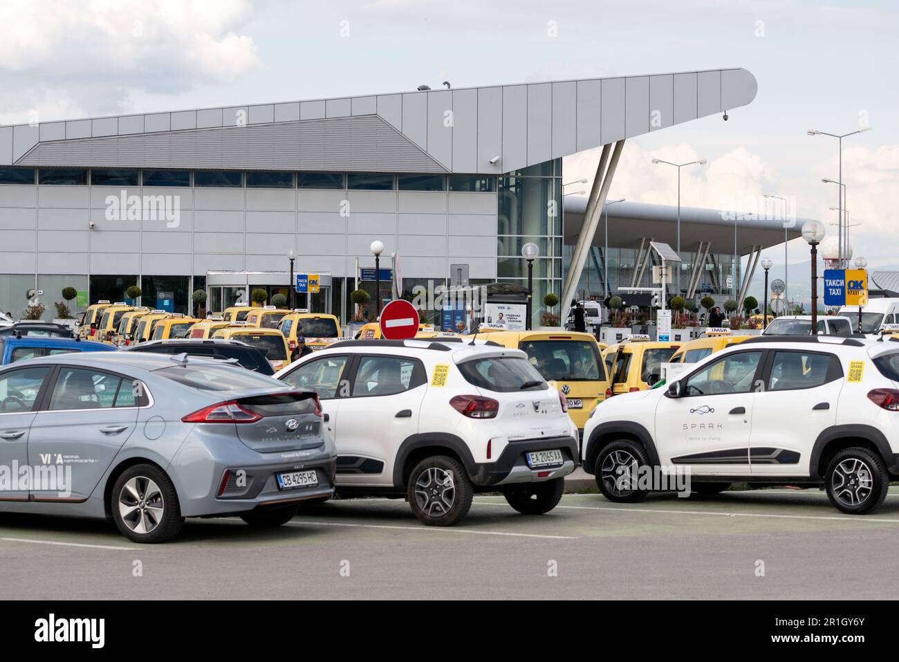 Sofia airport parking lot hi-res stock photography and images - Alamy
