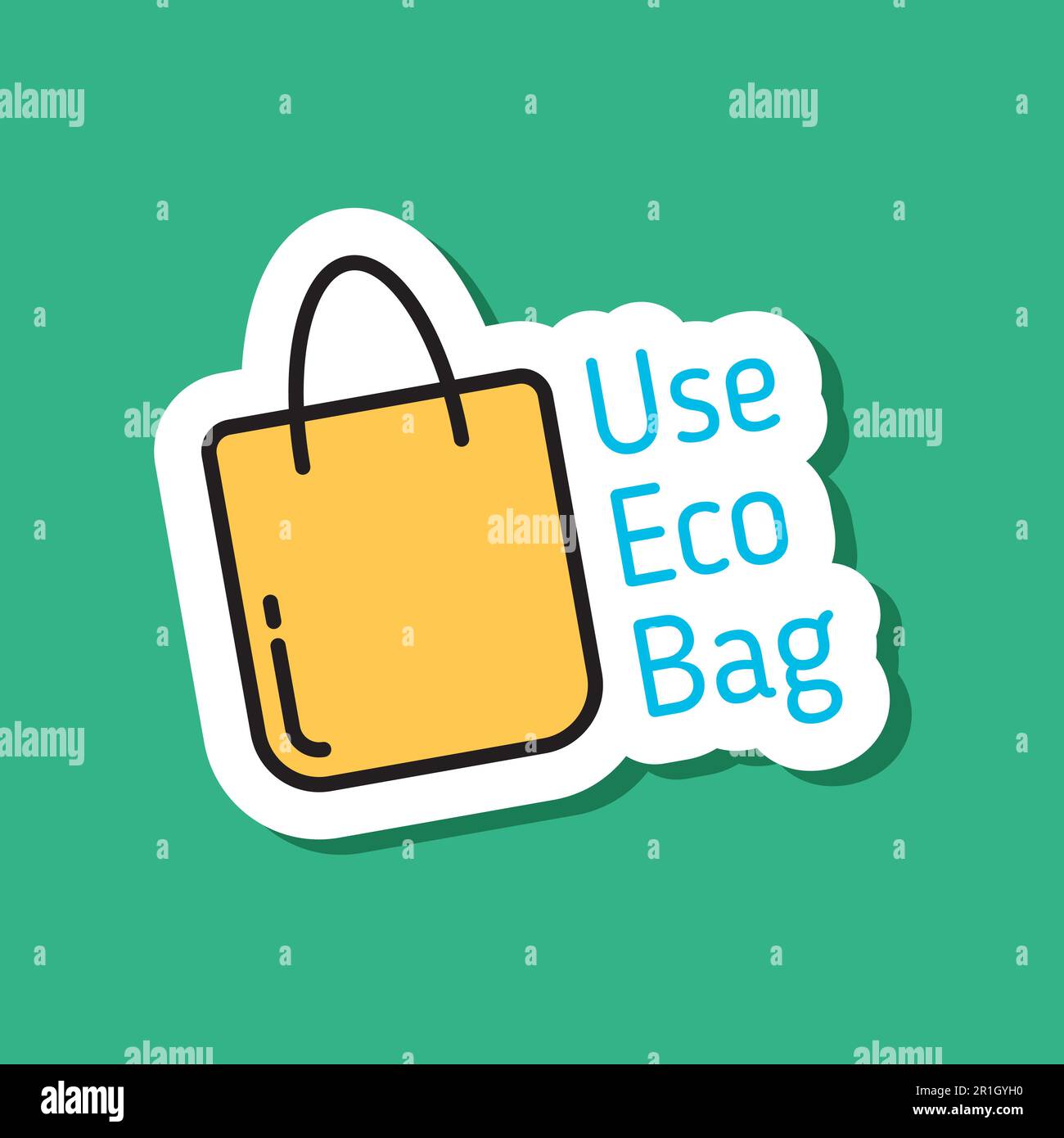 Plastic ecobag Stock Vector Images - Alamy