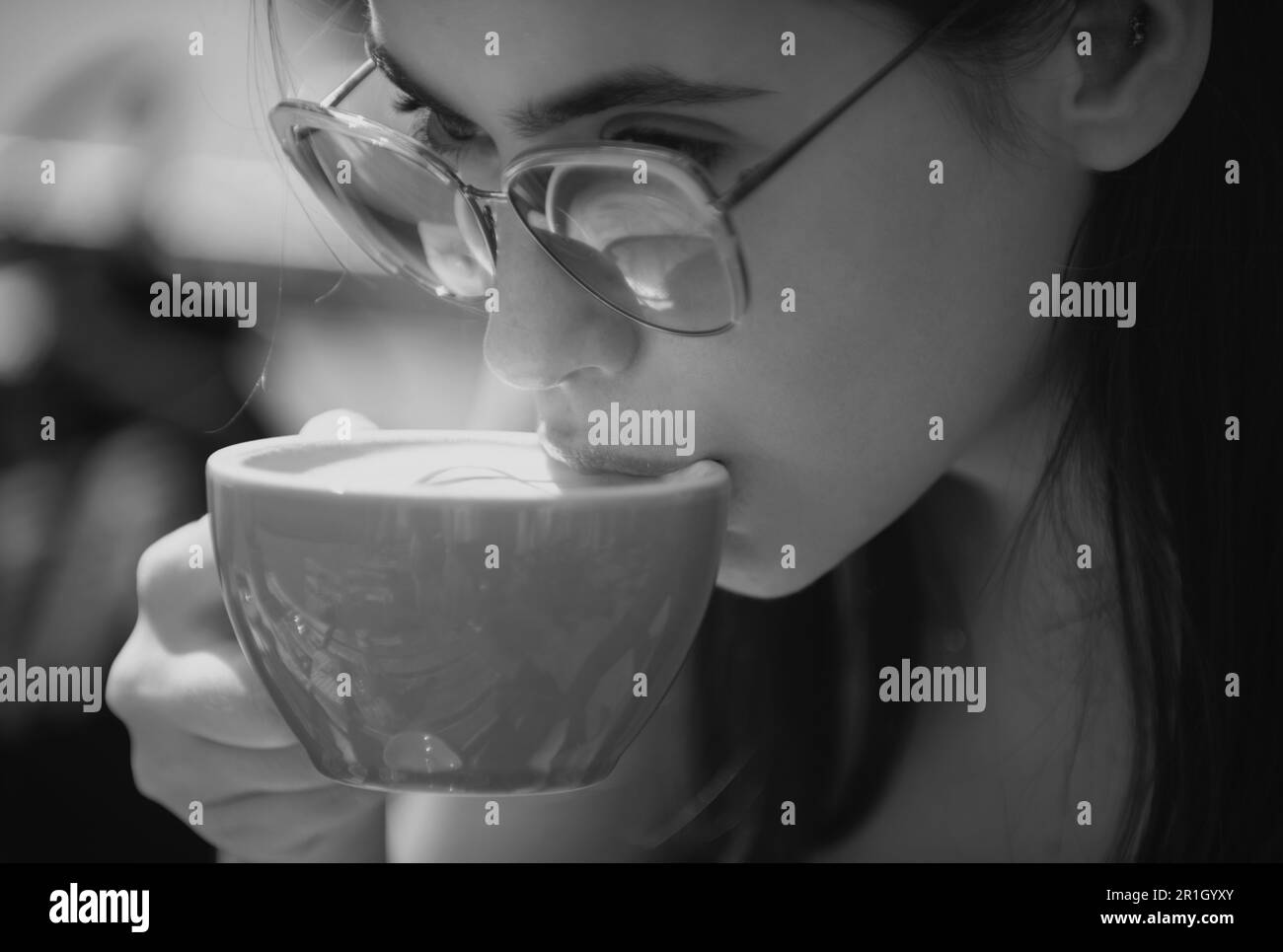 Hot lips Black and White Stock Photos & Images - Alamy