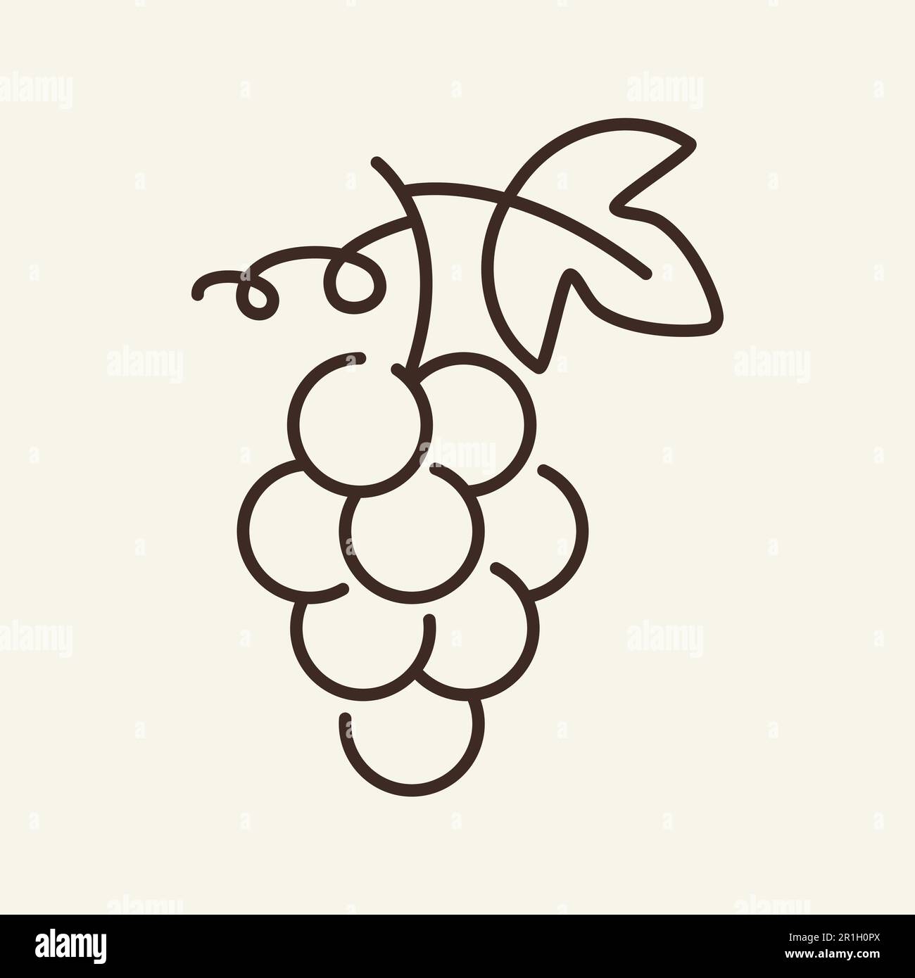 Grape vine line icon Stock Vector Image & Art - Alamy