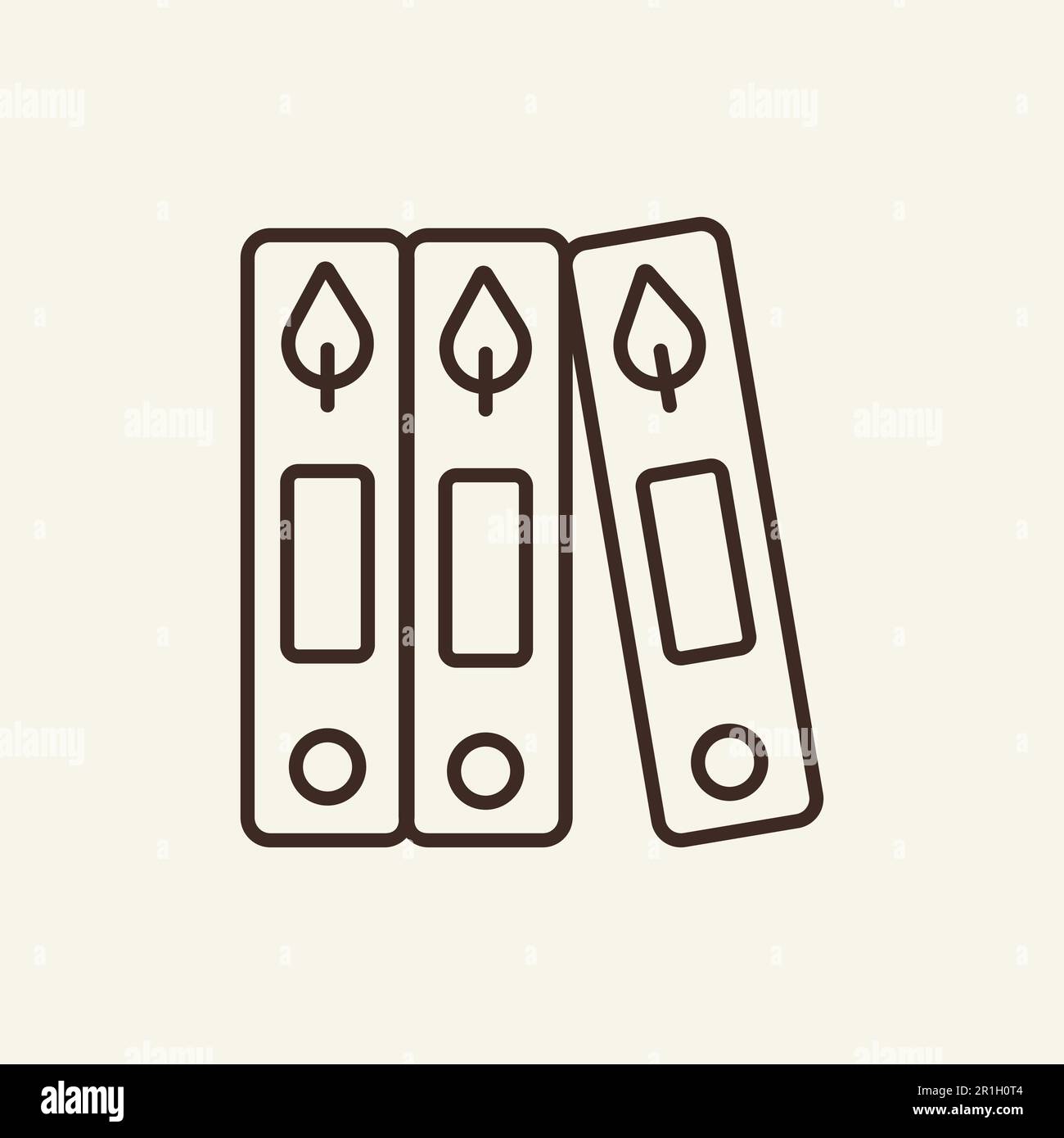 Folders network symbol in Stock Vector Images - Alamy