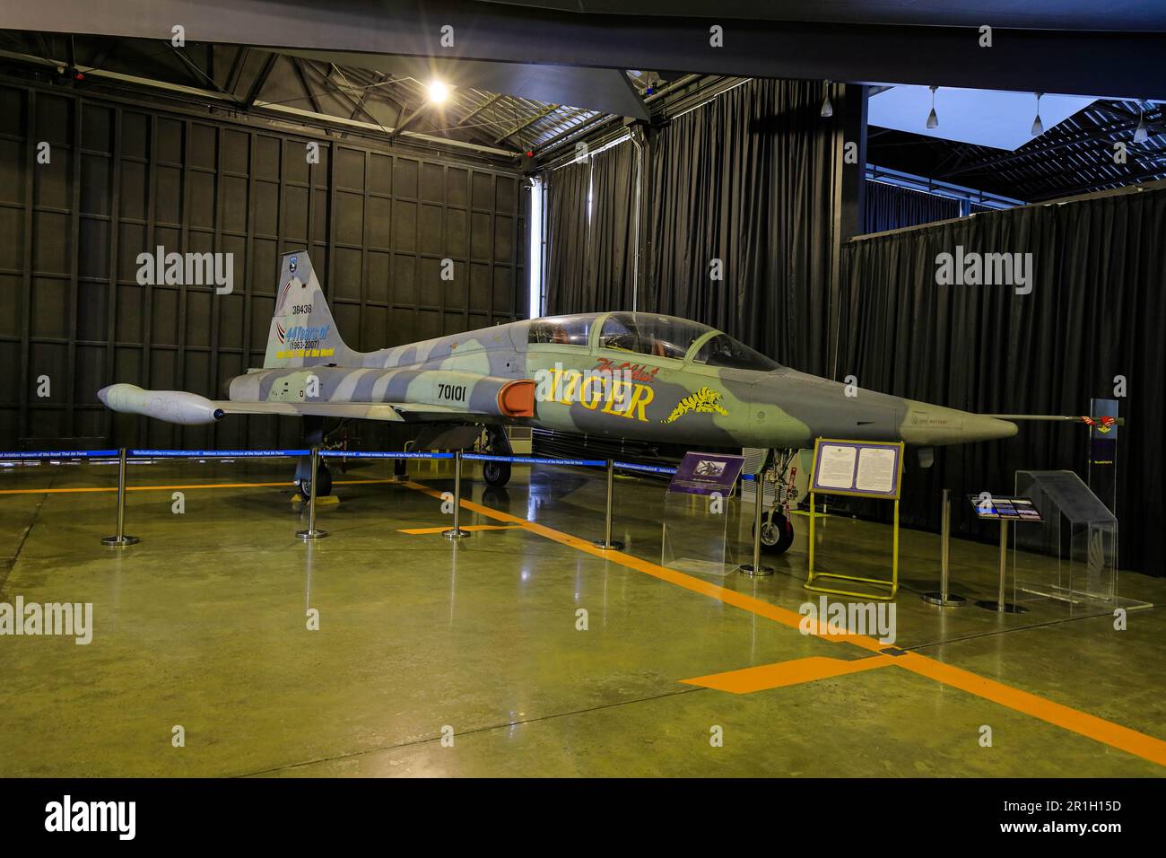 The first F5B Tiger II ( The Oldest Tiger II ) display at Royal Thai ...