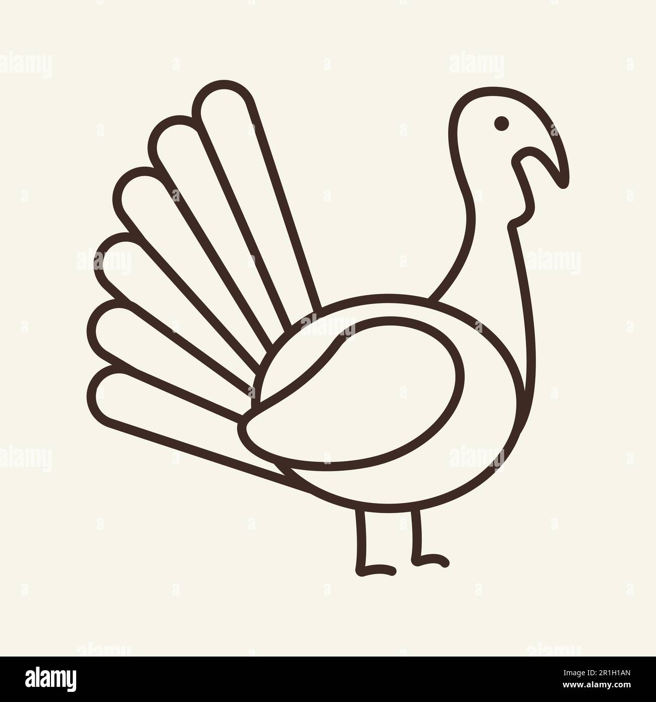 Turkey line icon Stock Vector Image & Art - Alamy
