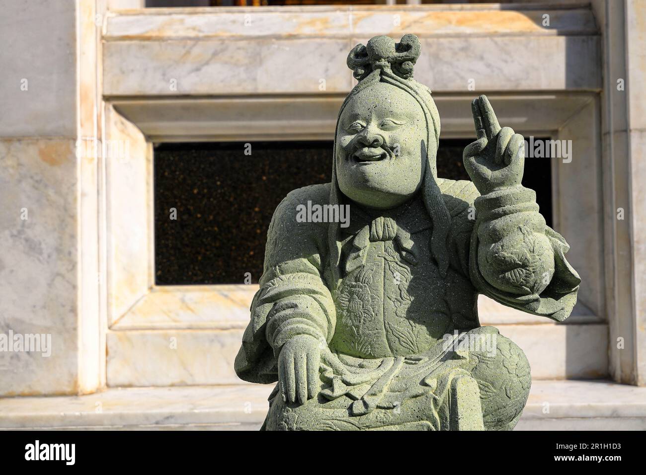 Portrait of ancient Chinese patrician Statue or Carved stone doll Stock ...