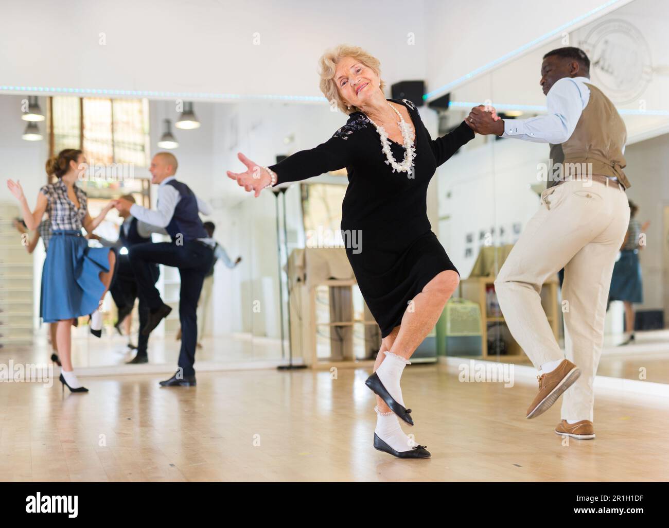 African american swing dancing hi-res stock photography and images - Alamy