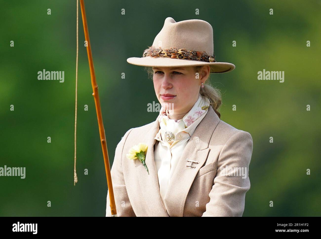 Lady Louise Windsor drives a carriage in the Pol Roger Meet of the ...