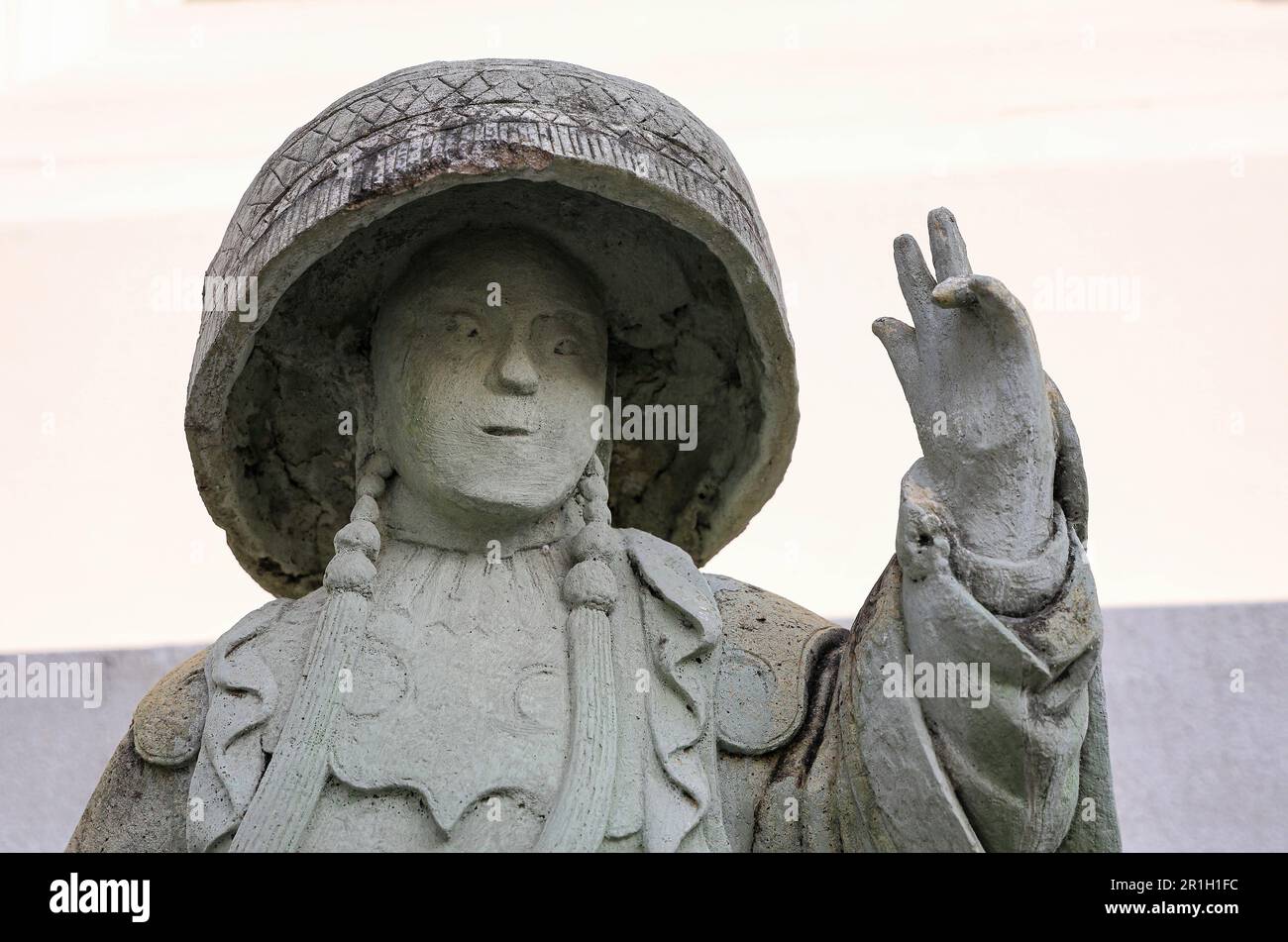 Portrait of ancient Chinese patrician Statue or Carved stone doll Stock ...