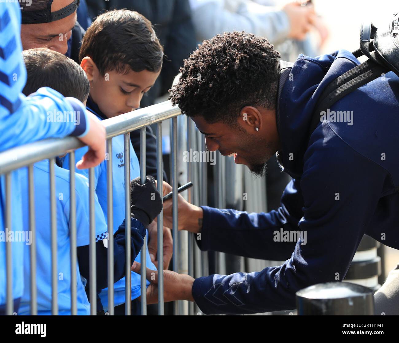 Coventry City's Jonathan Panzo signs an autograph prior to the Sky Bet ...