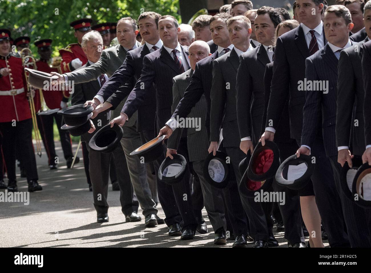 London, UK. 14th May 2023. Former and serving members of British ...
