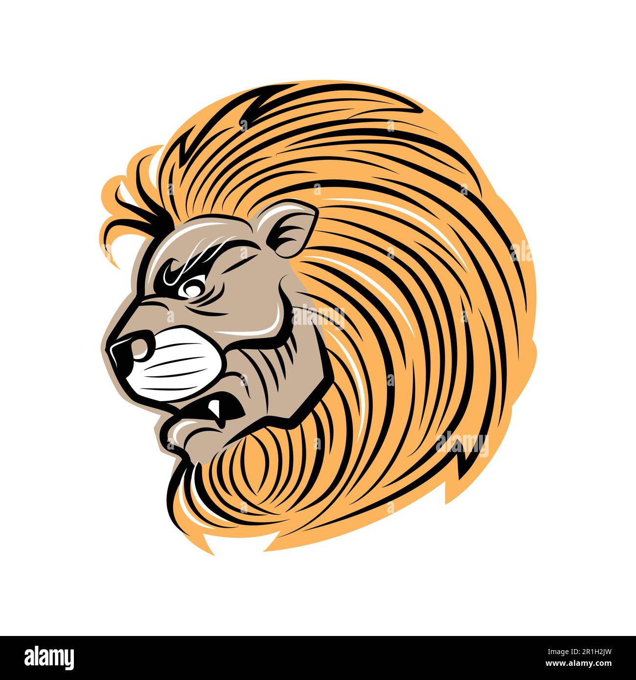 Lioness resting Stock Vector Images - Alamy
