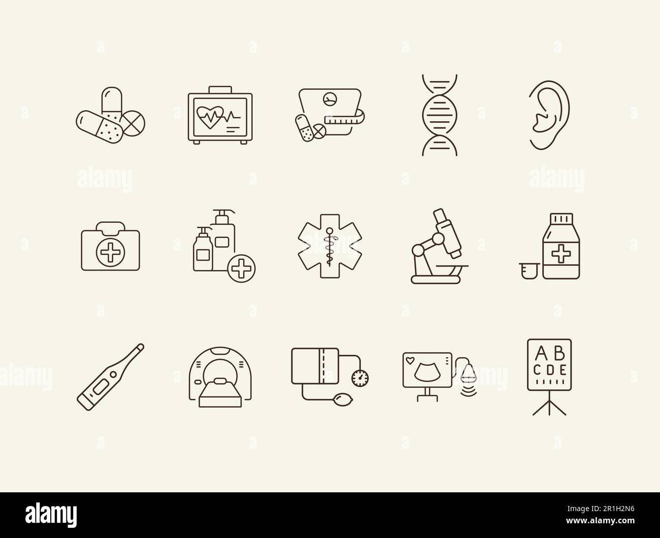 Aid station icons Stock Vector Image & Art - Alamy