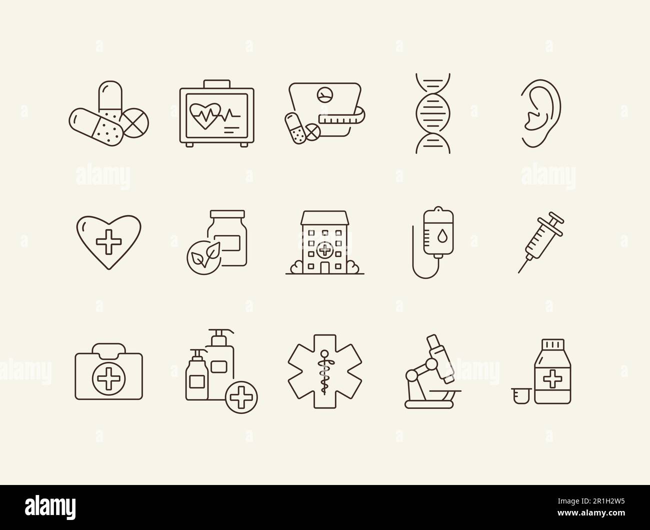 Clinical hospital icons Stock Vector Image & Art - Alamy