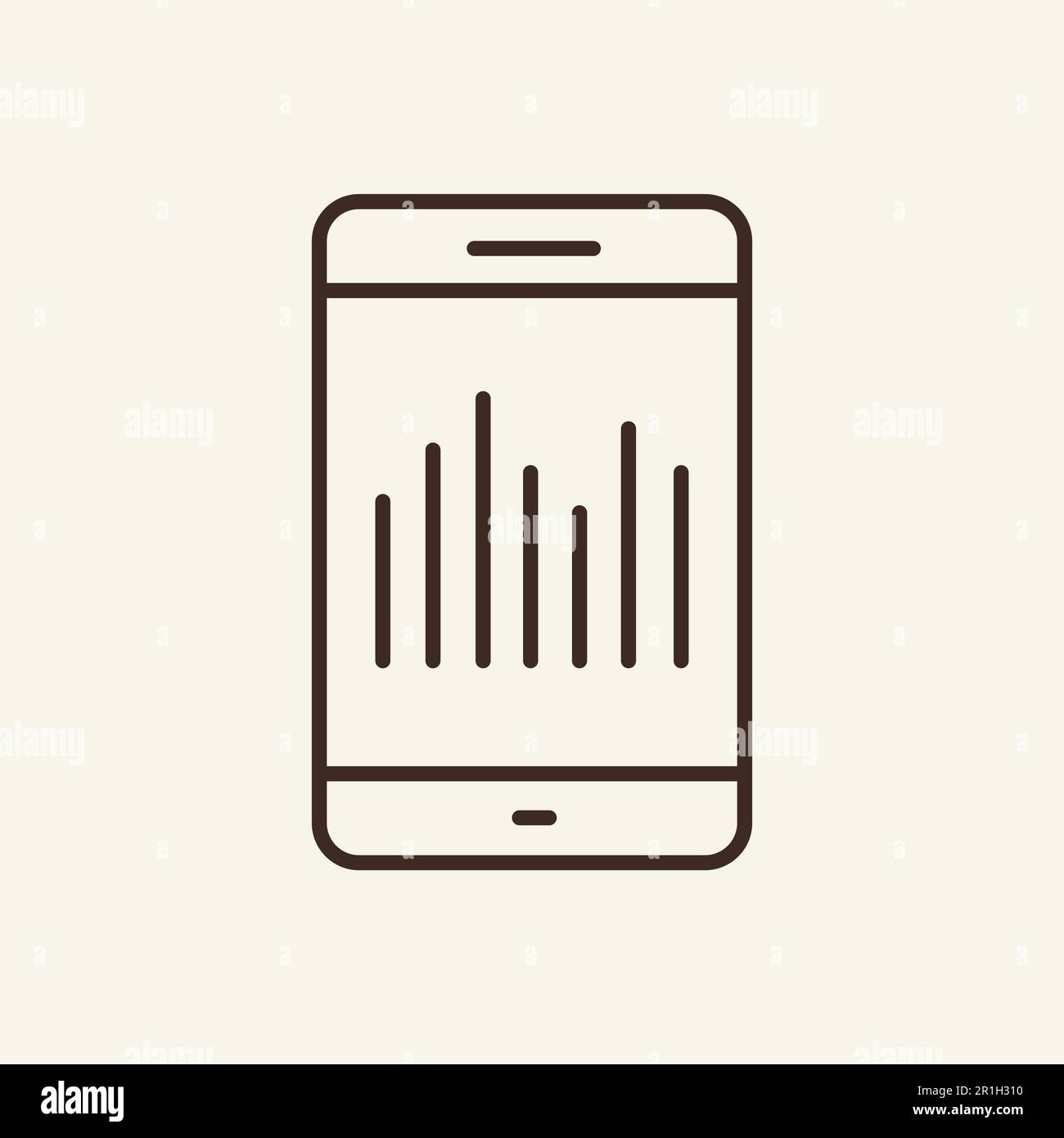 Circle tablet icon outline Stock Vector Images - Alamy