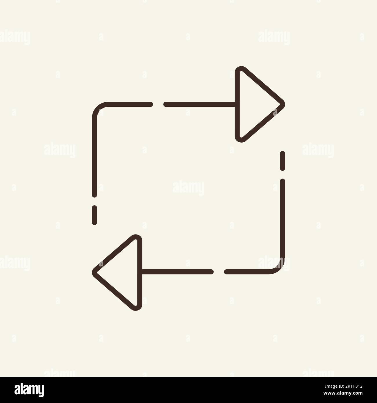 Clockwise arrow hi-res stock photography and images - Alamy